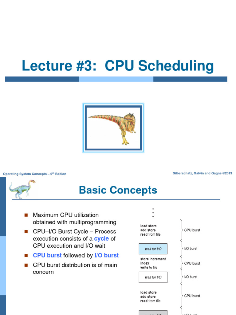 محاظرة الآۆلْى -OS | PDF | Scheduling (Computing) | Process (Computing)