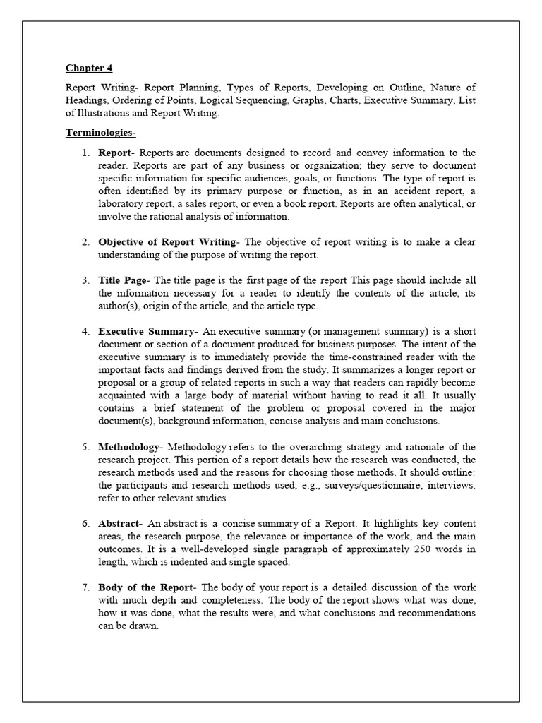 Unit 4 - Report Writing | PDF | Academic Journal | Data Unit 4 - Report Writing | PDF | Academic Journal | Data