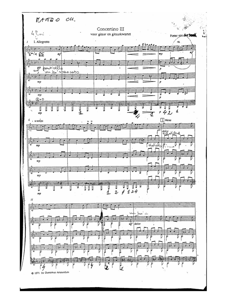 Concertino III | PDF