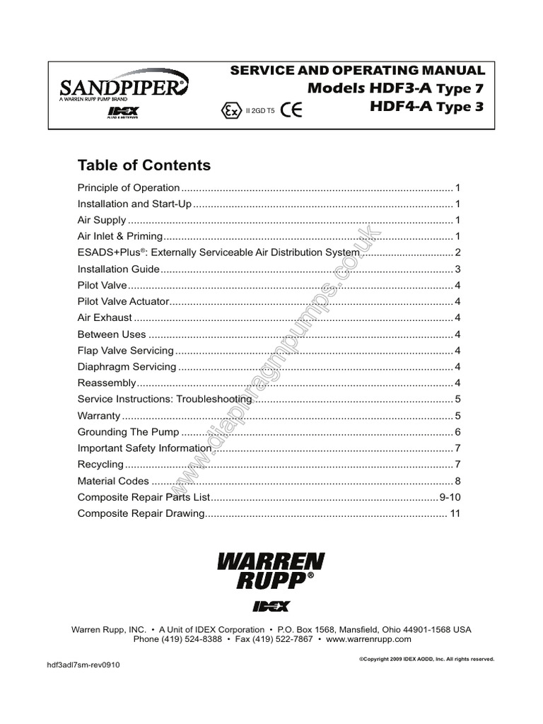 Sandpiper HDF3 | PDF