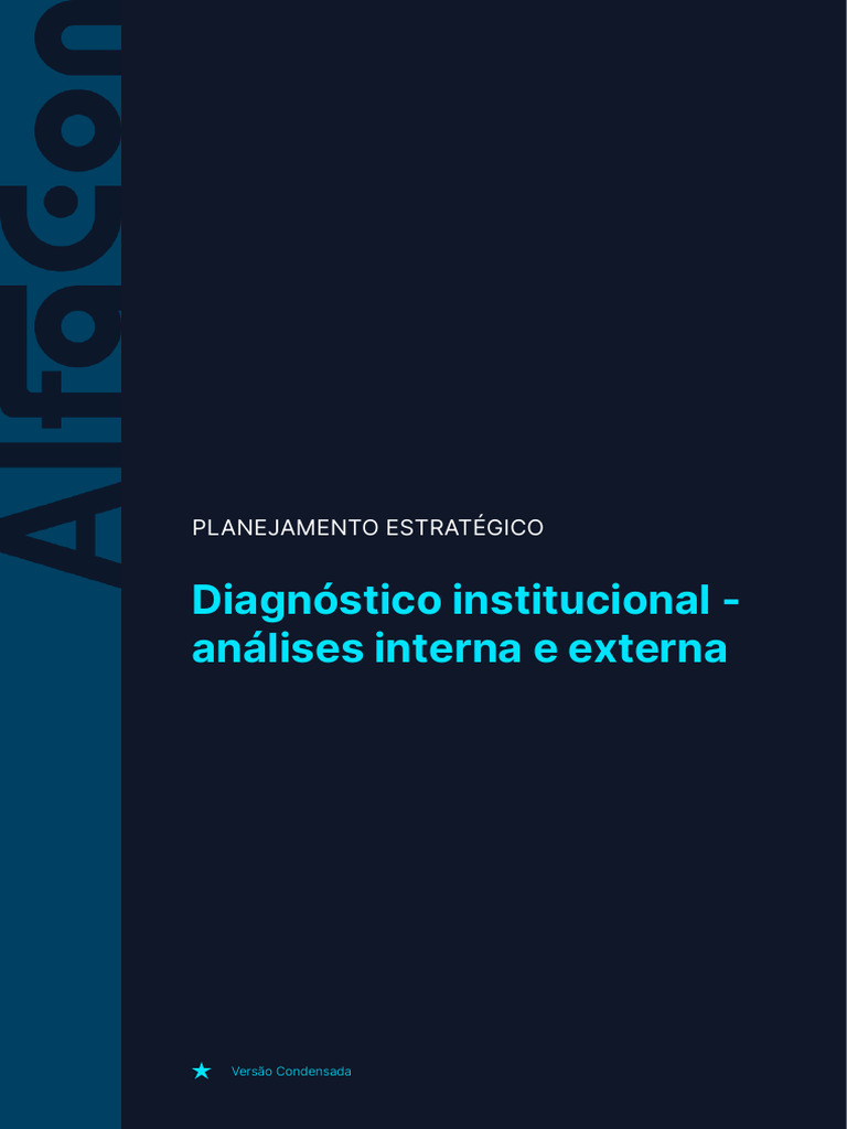 Diagnóstico Institucional - Análises Interna e Externa | PDF | Análise SWOT | Planejamento ...
