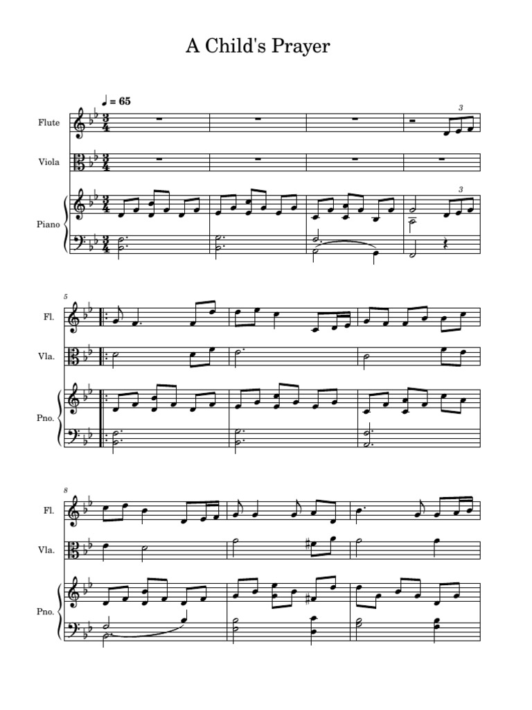 A Child S Prayer Pdf