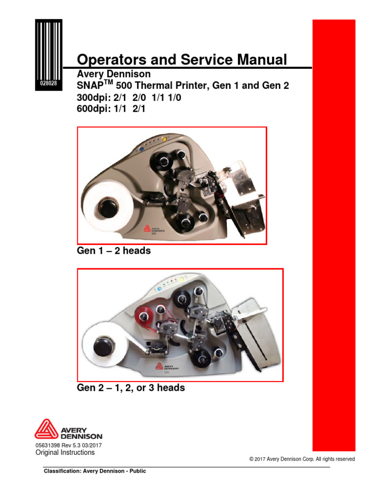 SNAP 500 Manual English 53 | PDF | Printer (Computing) | Electrical Connector