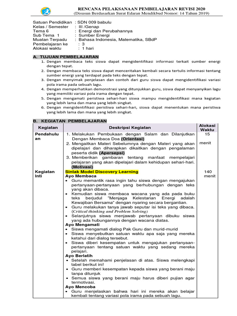 RPP 11 Lembar Refleksi, Apkg 1, Apkg 2 | PDF
