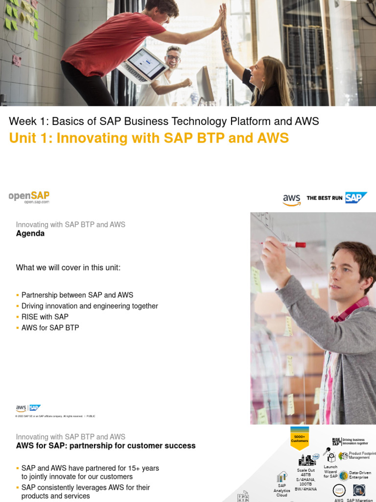 openSAP Aws1 Week 1 Unit 1 Inno Presentation | PDF | Amazon Web Services | Computer Network