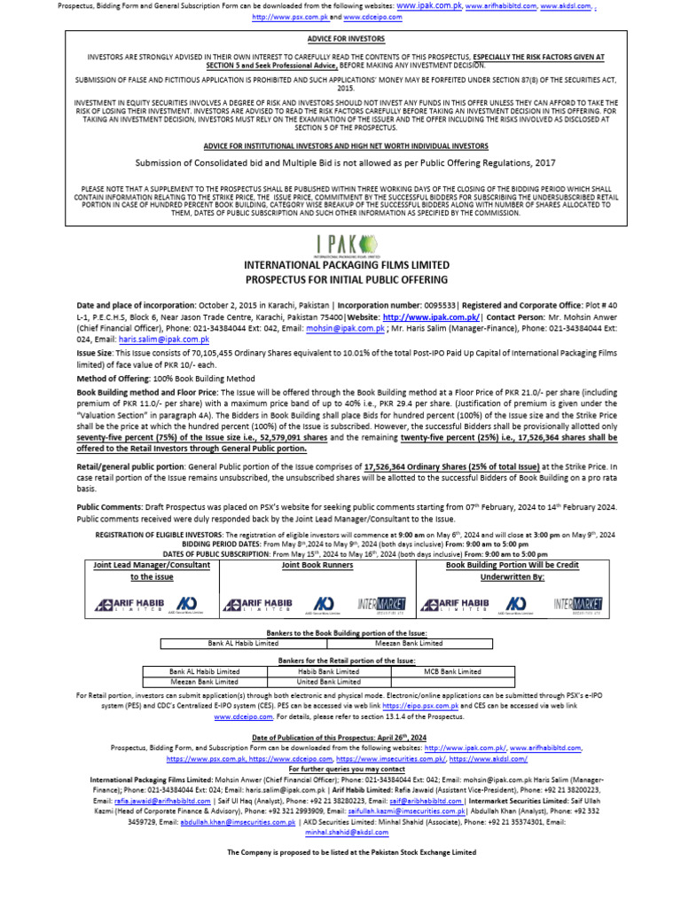 Ipak 13 | PDF | Initial Public Offering | Securities (Finance)