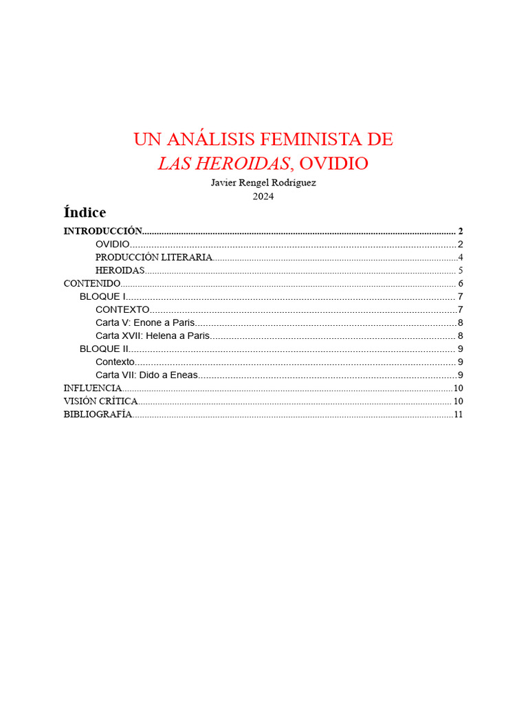 HEROIDAS | Descargar gratis PDF | Ovidio | París (mitología)