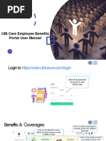 UIB Employee Benefits Portal Guide | PDF | Finance & Money Management