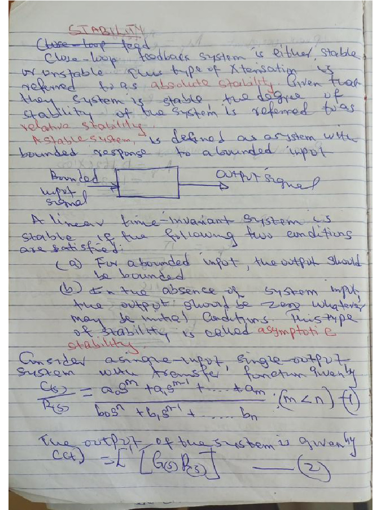 Chapter 6 Stability | PDF