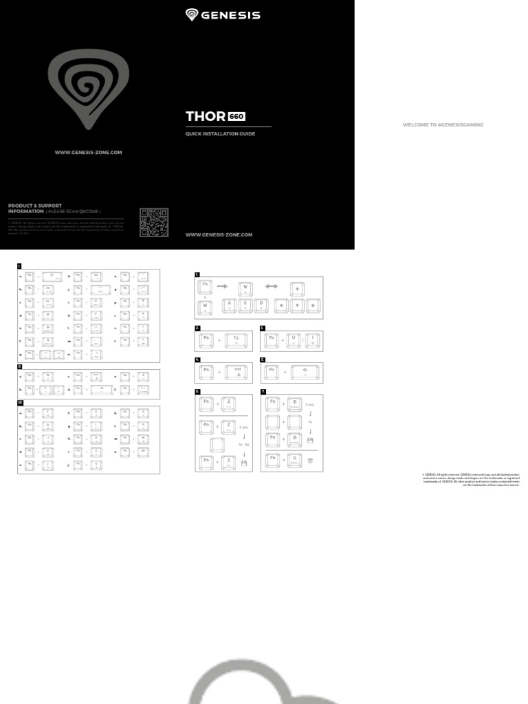 Thor 660 Quick Installation Guide | PDF | Computer Keyboard | Icon ...