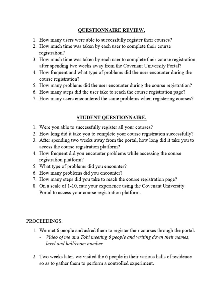 HCI GROUP QUESTIONNAIRE | PDF | Cyberspace