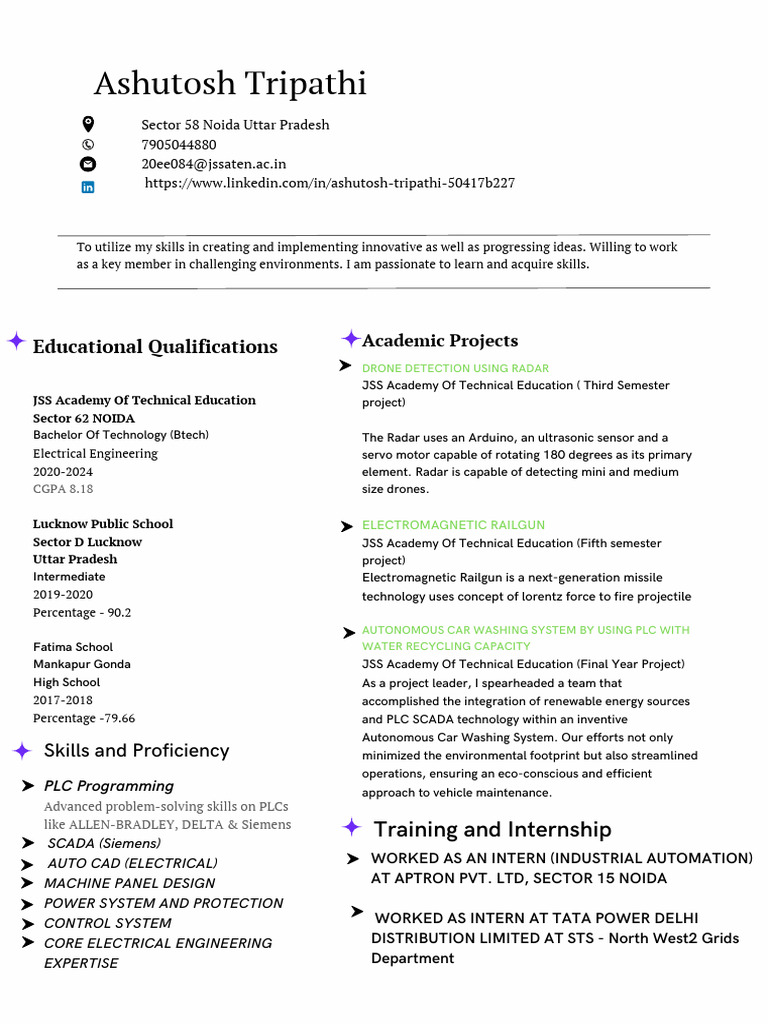 Electrical Engineering Skills & Projects | PDF | Programmable Logic Controller | Electrical ...
