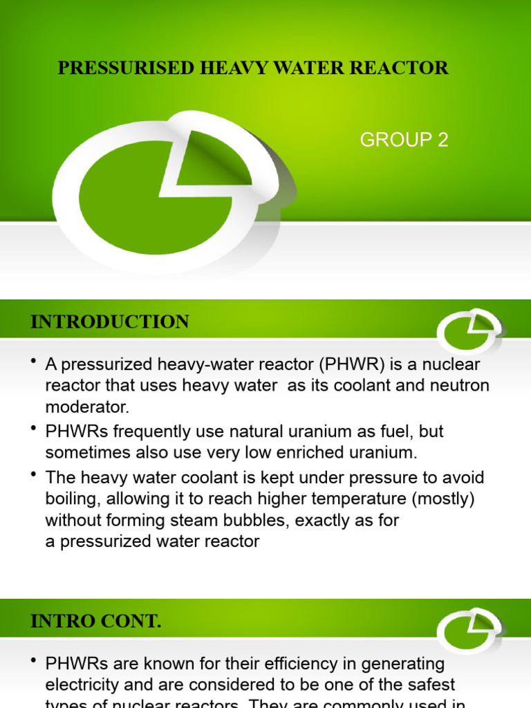 Pressurized Heavy Water Reactor Overview | PDF | Nuclear Reactor ...