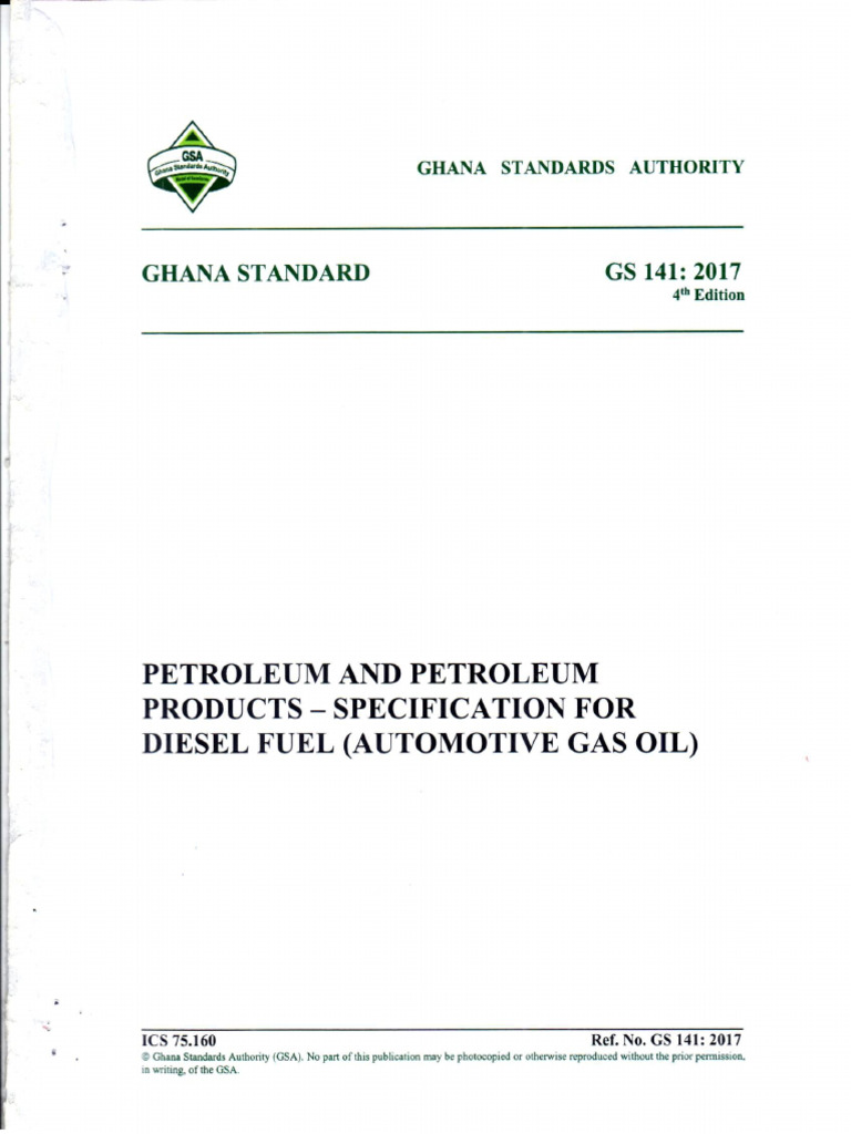 Standard Specs - Ago | PDF