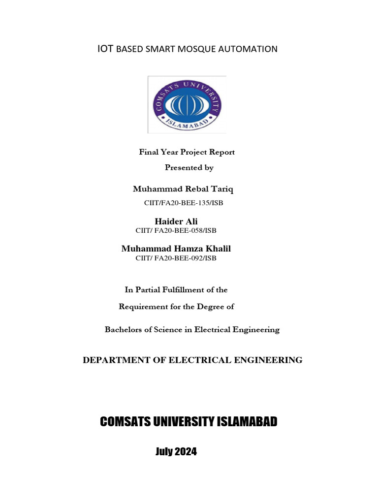 Thesis | PDF | Internet Of Things | Energy Conservation