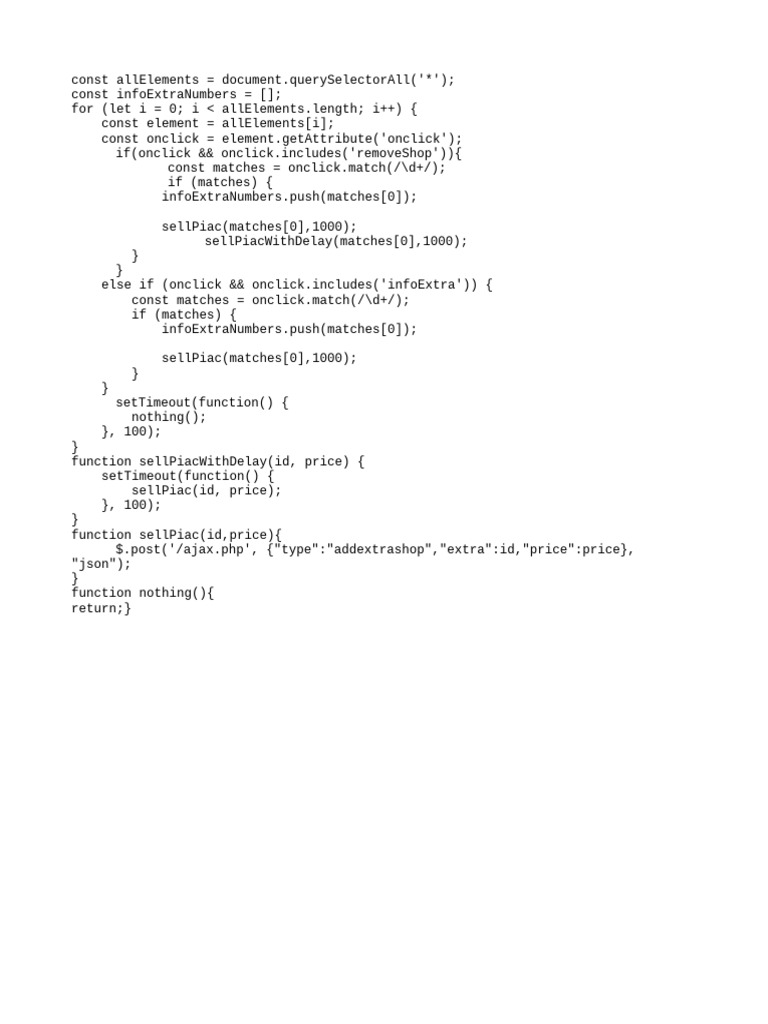 JavaScript Click Event Handlers | PDF