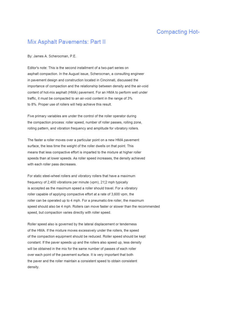 Rolling Pattern | PDF | Road Surface