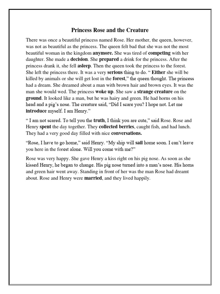 Princess Rose and The Creature | PDF | Theseus | Jason