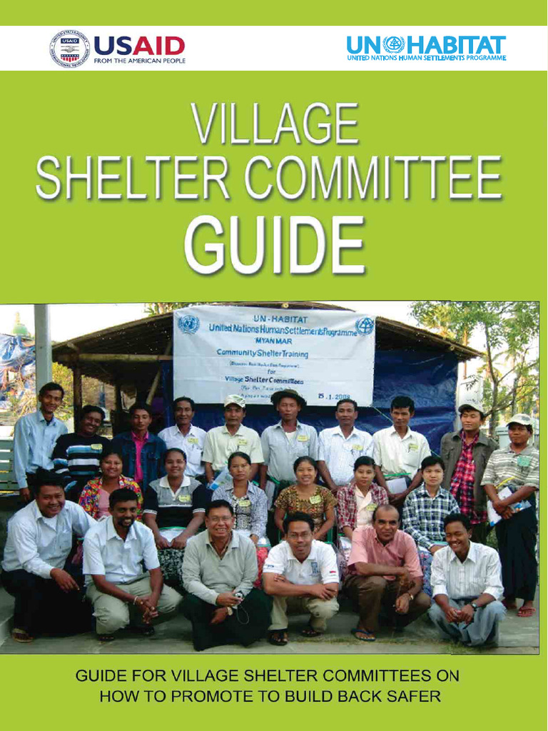 Village Shelter Committee Guide English | PDF | Storm Surge | Procurement