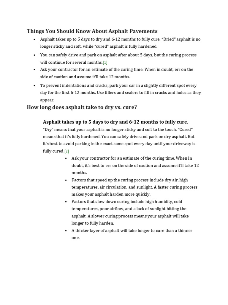 Things You Should Know About Asphalt Pavements - New Curing | PDF | Materials