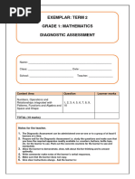 Grade 1 Term 2 Maths Assessment Exemplar | PDF | Behavior Modification ...