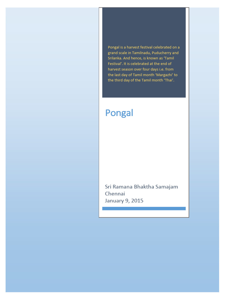 Pongal Articleweb | PDF