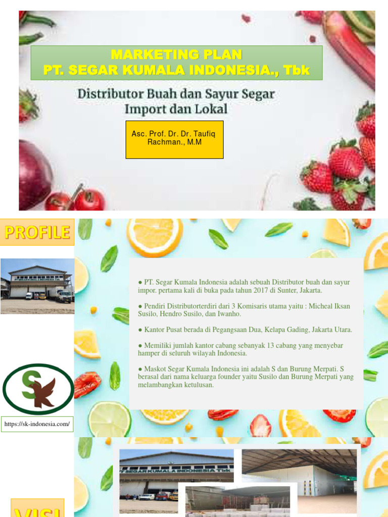 Strategi Pasar PT. Segar Kumala | PDF