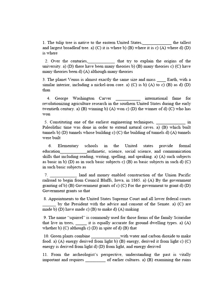 TOEFL Practice Test - Indah - Lestari | PDF