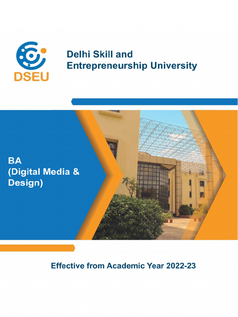Digital Media & Design Syllabus 2023 | PDF | Graphic Design | Human ...