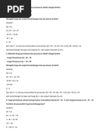 Contoh Soal, Pembahasan, Dan Soal Tugas Keseimbangan Pasar | PDF