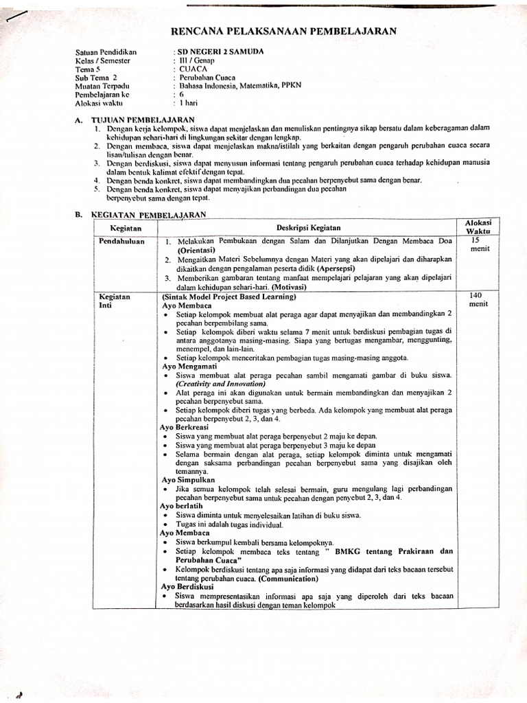 RPP Ke 12 Sesi 6 | PDF