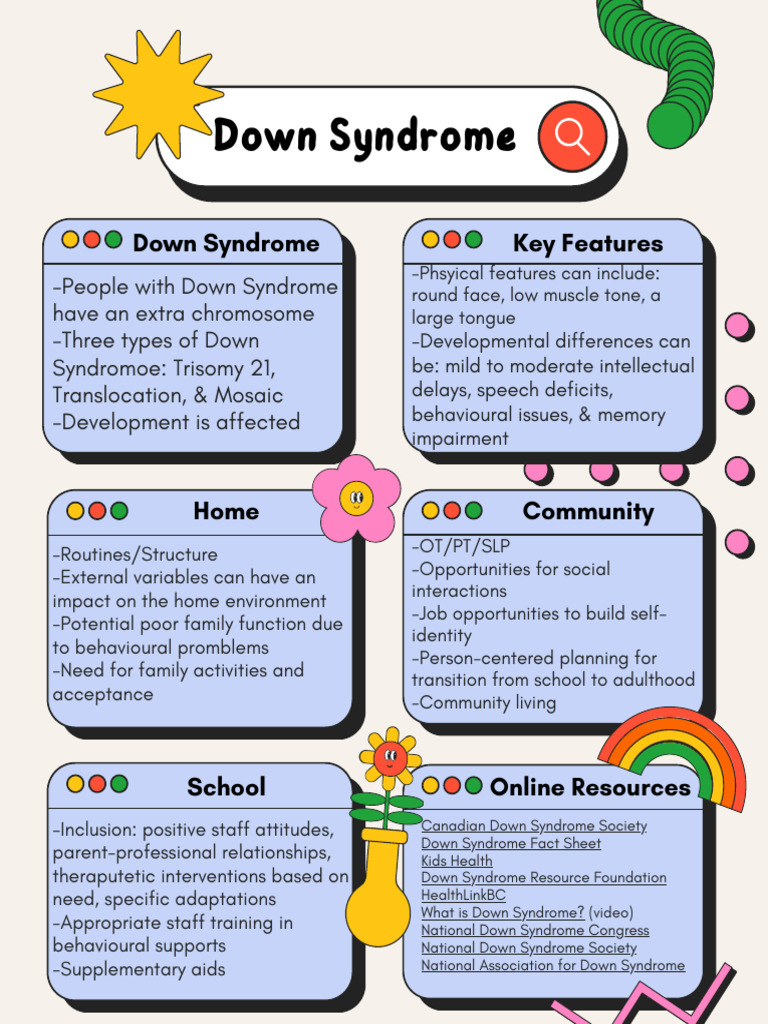 down syndrome handout | PDF | Down Syndrome | Behavior