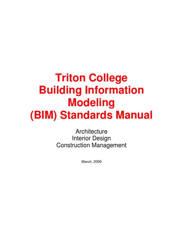 Triton BIM Standards Manual | PDF | Wall | Door