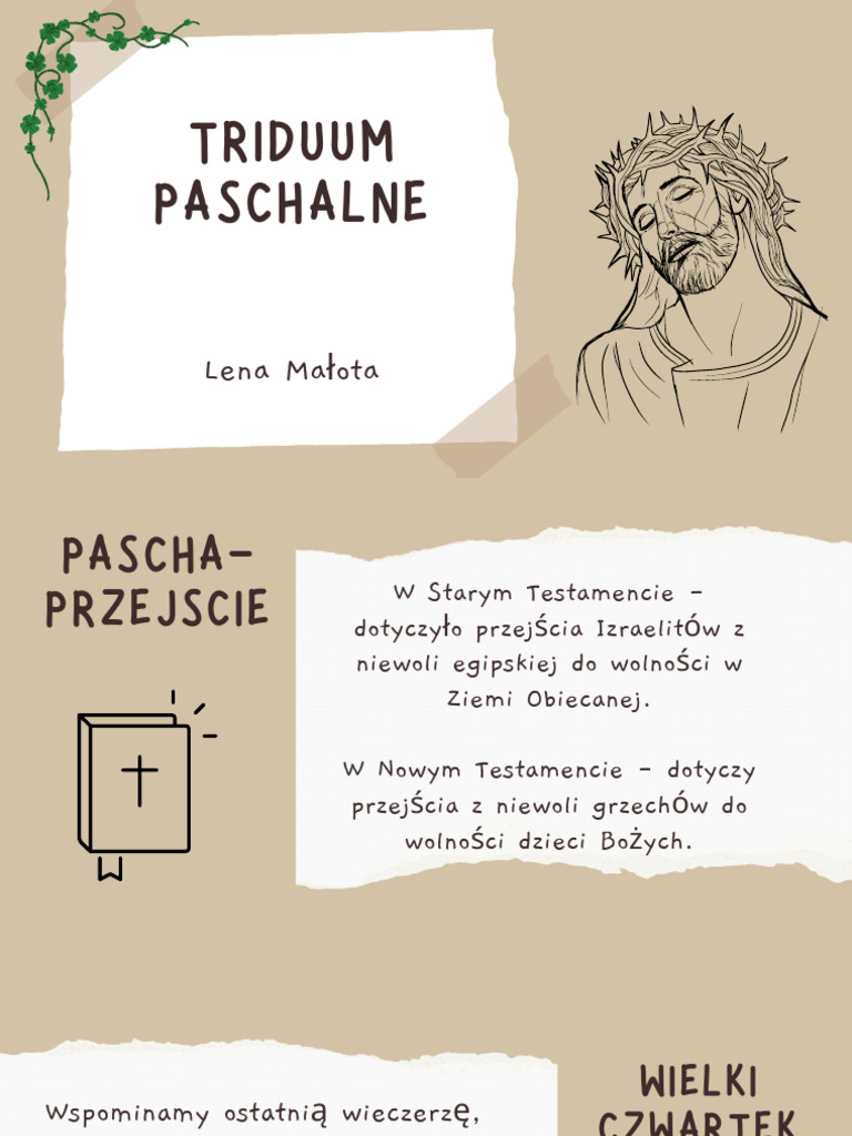 Triduum Paschalne Prezentacja | PDF