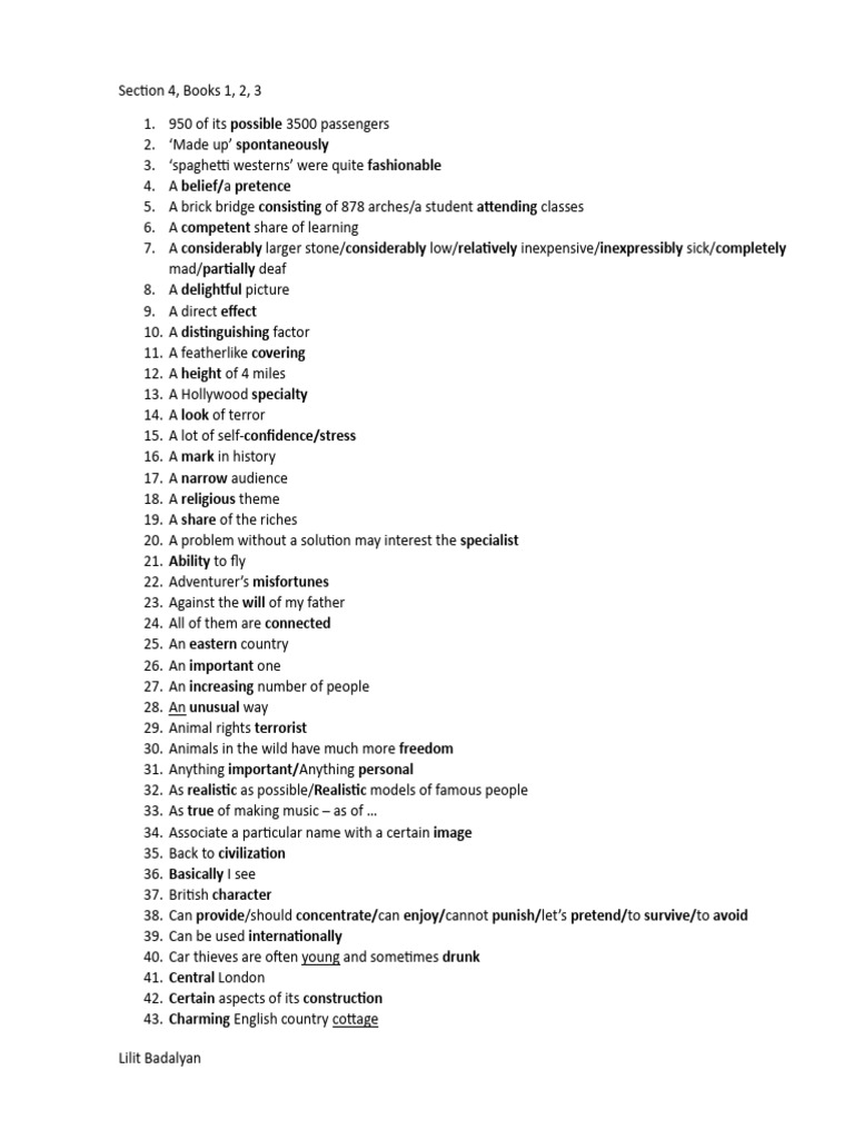 Section 4, Review | PDF | Young Adult | General Fiction