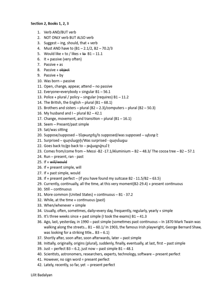 Section 2, Review | PDF | Linguistics