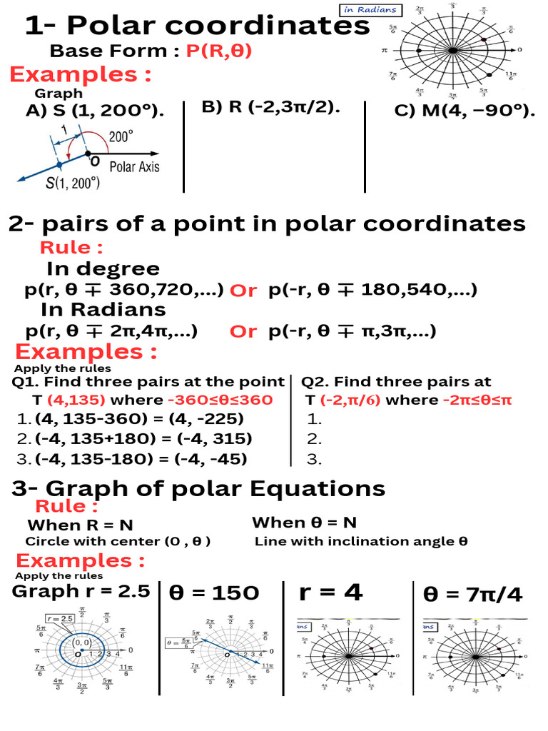 Polar + Complex Numbers | PDF | Complex Number | Coordinate System