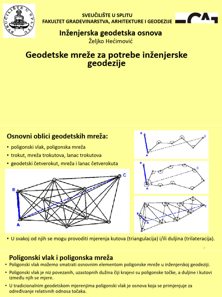 10 - IGO - Geodetske Mreze | PDF
