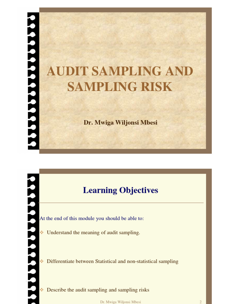 Audit Sampling Bacc 2 - 2020-2021 (Compatibility Mode) | PDF | Audit ...