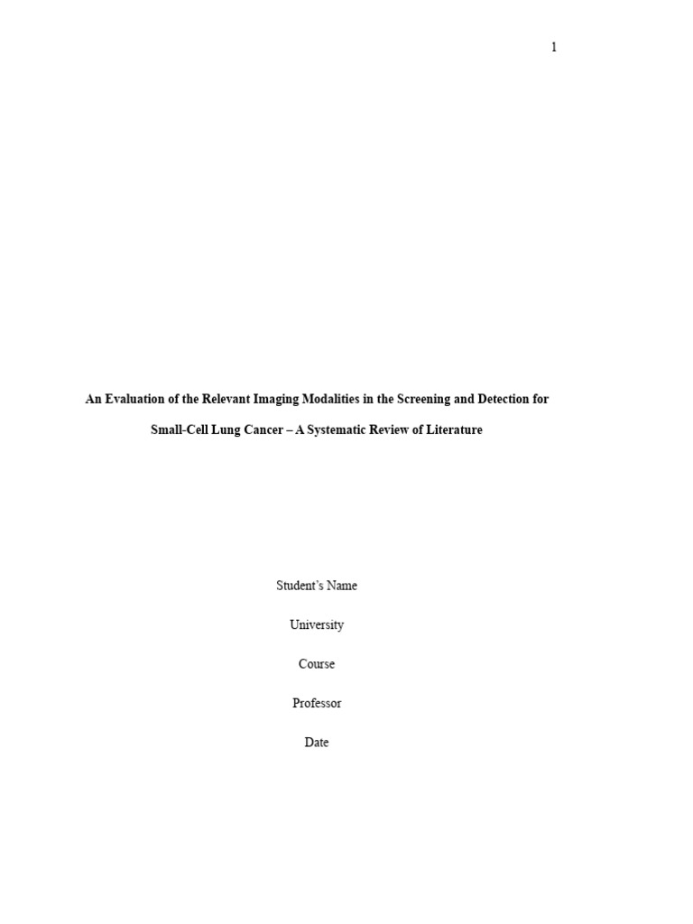 Dissertation | PDF | Medical Imaging | Lung Cancer