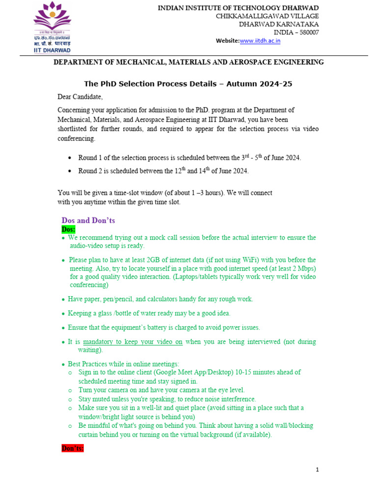 Ph.D. - MMAE - Selection Process | PDF | Computing | Software