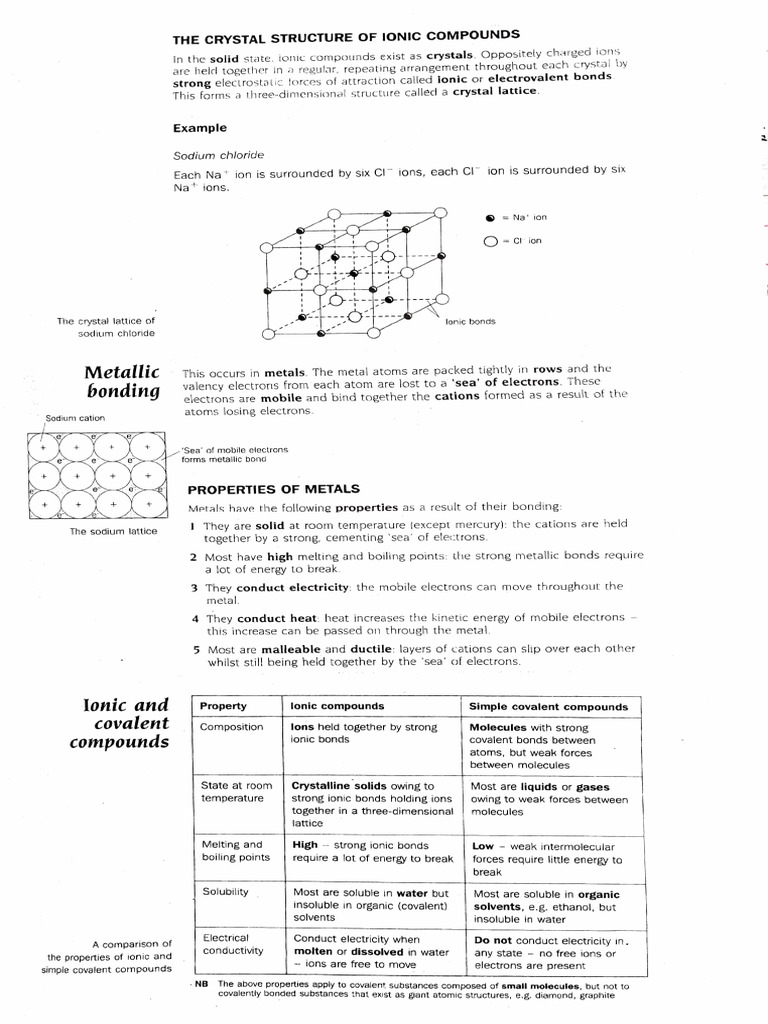 Chemical Bonding | PDF | Chemical Bond | Ionic Bonding
