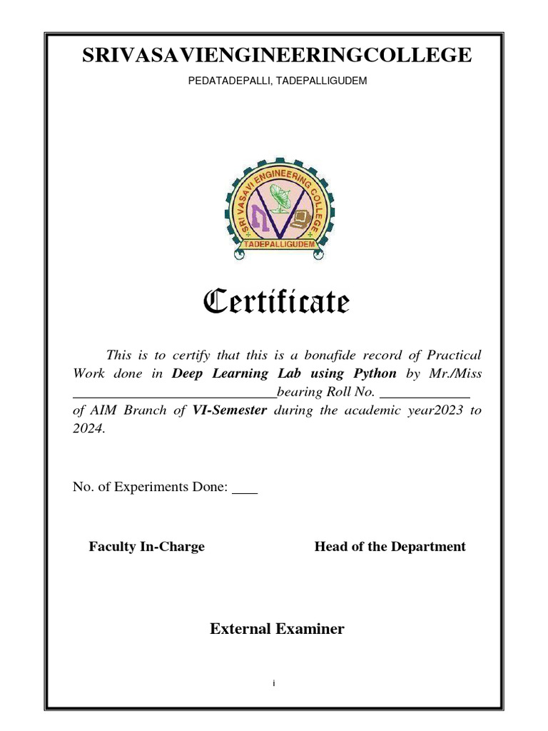 DL Lab Manual | PDF | Artificial Neural Network | Mean Squared Error