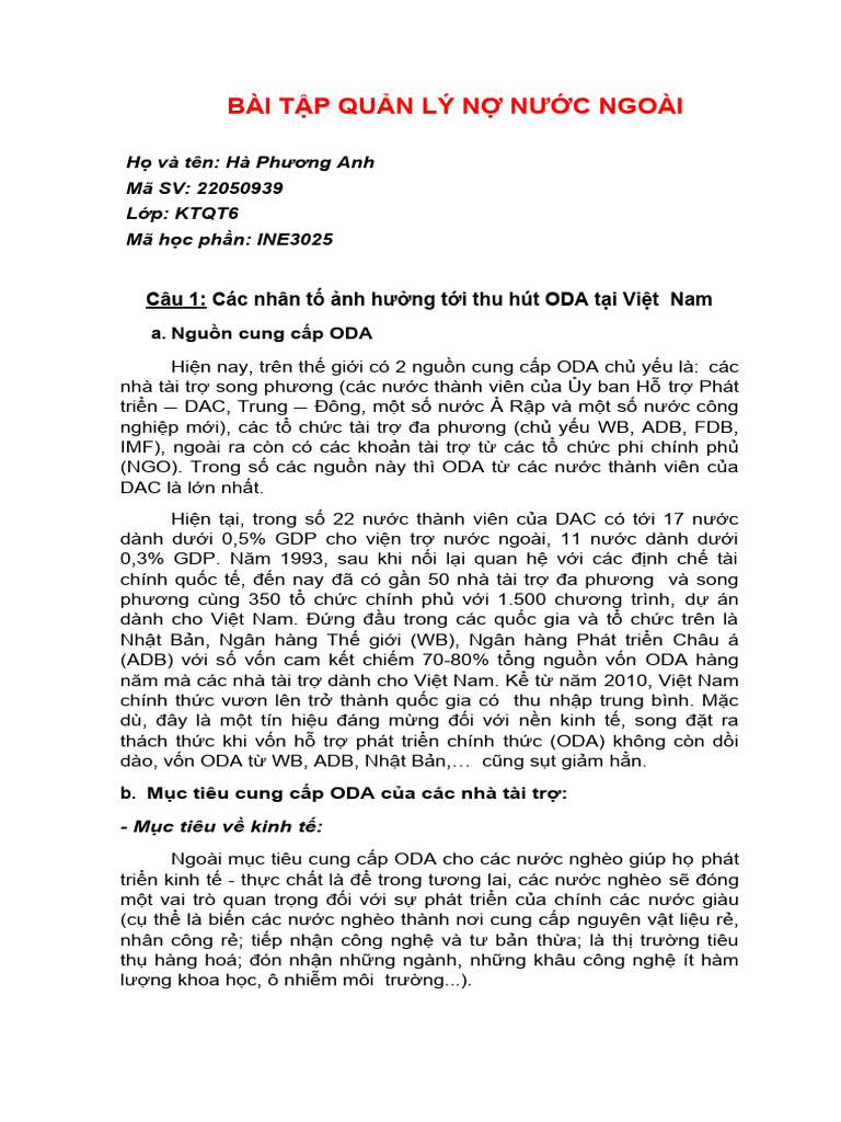 Bai Tap Giua Ki Bai Giua Ki | PDF