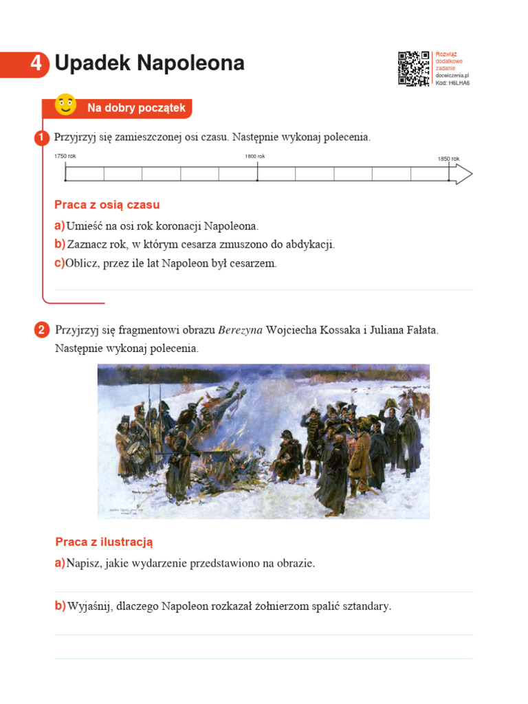 27.05 Upadek Napoleona-Karta Pracy | PDF