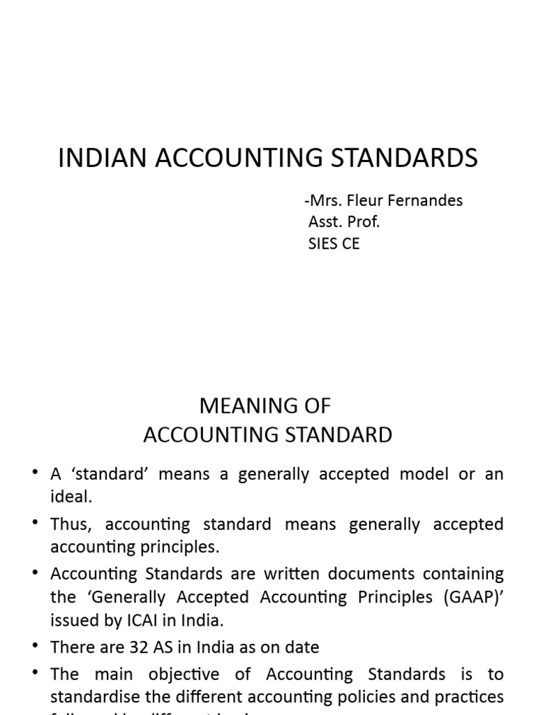 Accounting Standards | PDF | Book Value | Fixed Asset