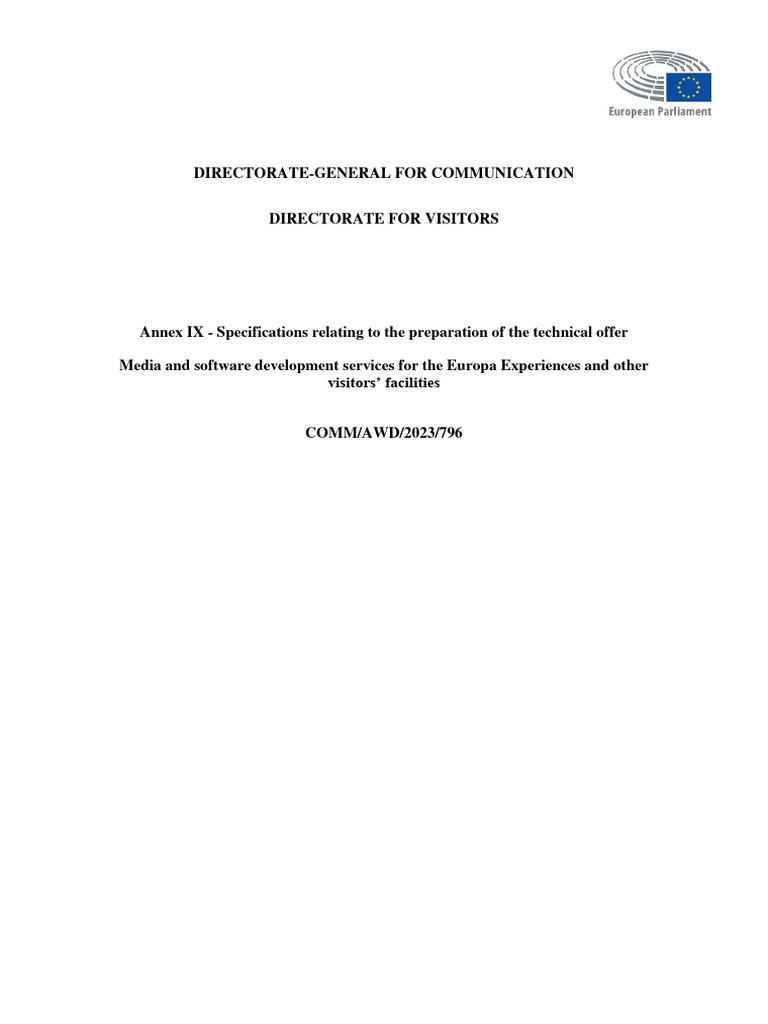 EN-Annex IX. - Specifications Relating To The Preparation of The ...