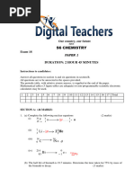 LGCSE Physical Science Paper 1 | PDF | Atoms | Metals