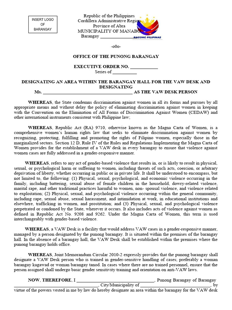 VAW Desk and Officer | PDF | Domestic Violence | Violence