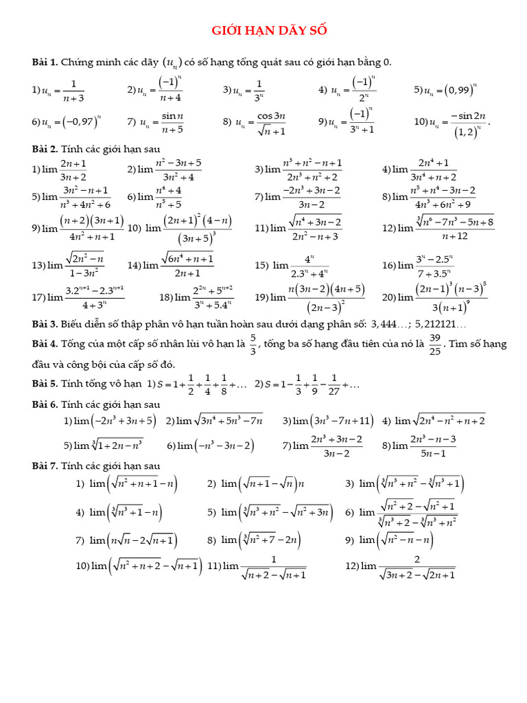 Gioi Han Day So | PDF